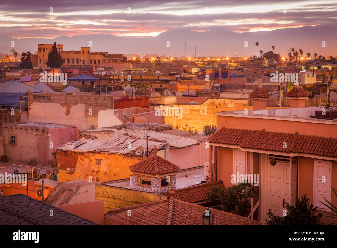 Marrakesh mountain aerial hi-res stock photography and images - Alamy