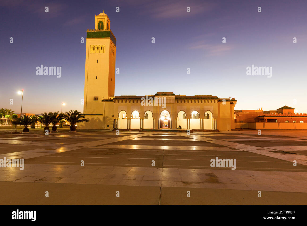 Moulay Abd el Aziz Mosque in Laayoune. Laayoune, Western Sahara ...