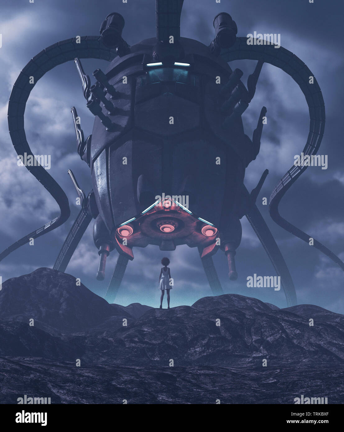 Martian girl hi-res stock photography and images - Alamy