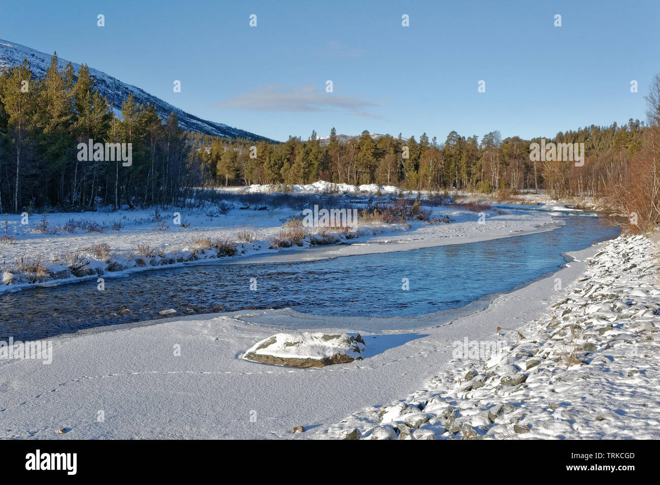 Norway. Winter in Rondane Stock Photo - Alamy