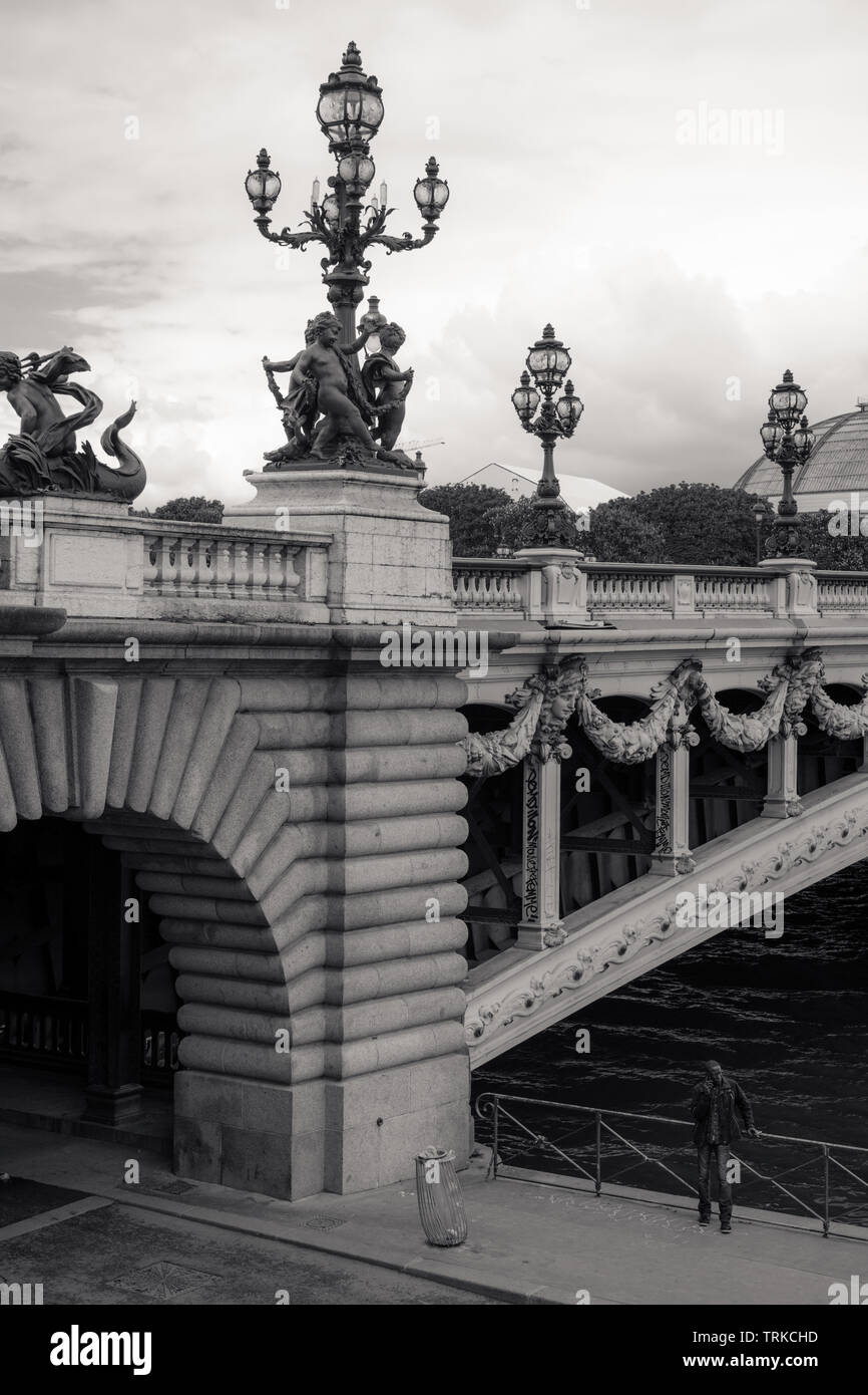Alexander's bridge, Paris France Stock Photo - Alamy