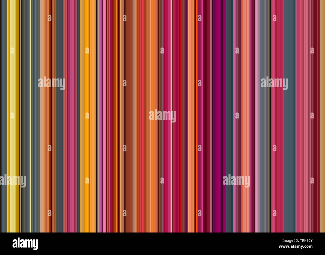 Violet, orange, blue, yellow, pink and grey colored vertical lines ...