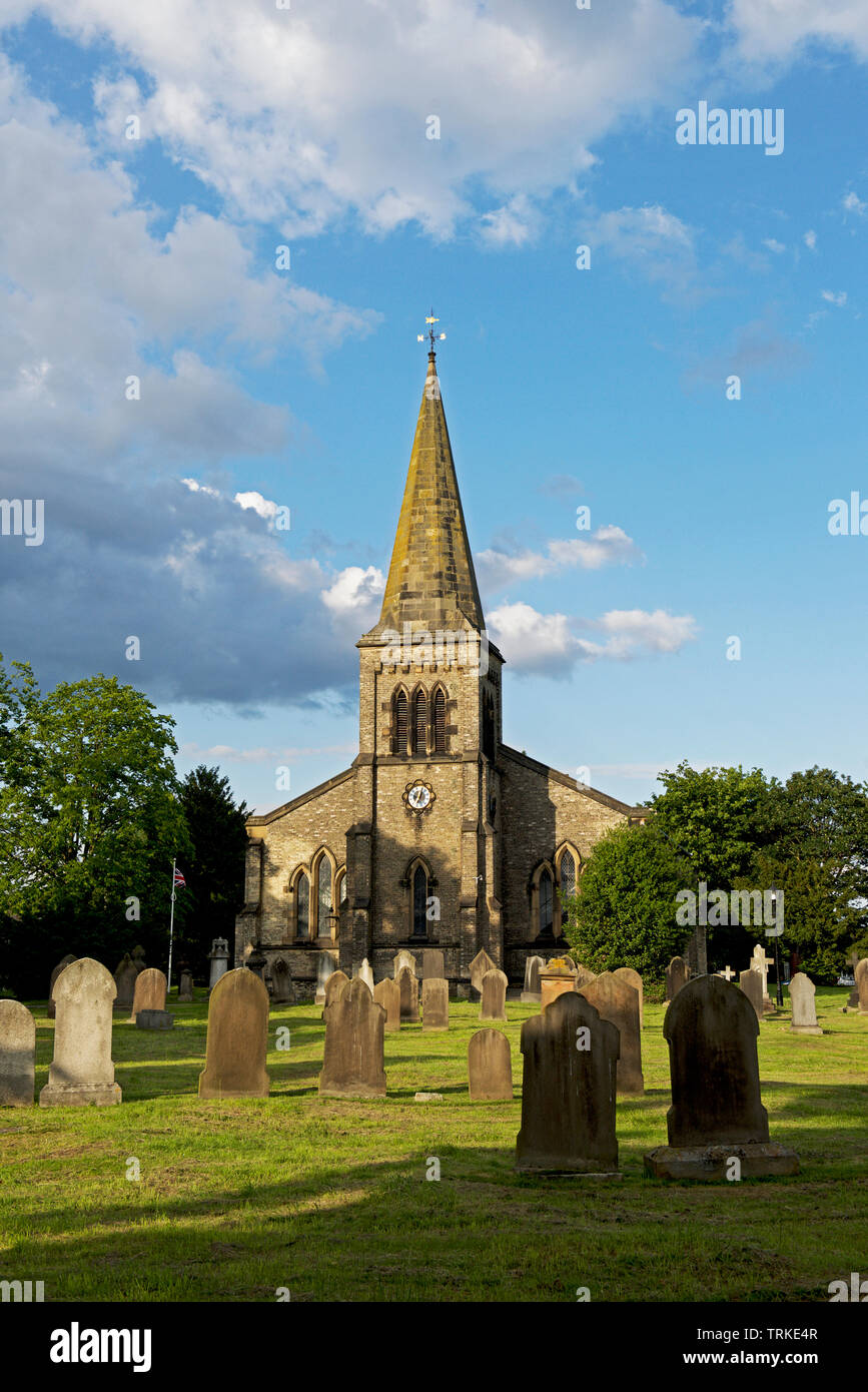 St James church, in the village of Rawcliffe, East Yorkshire, England ...