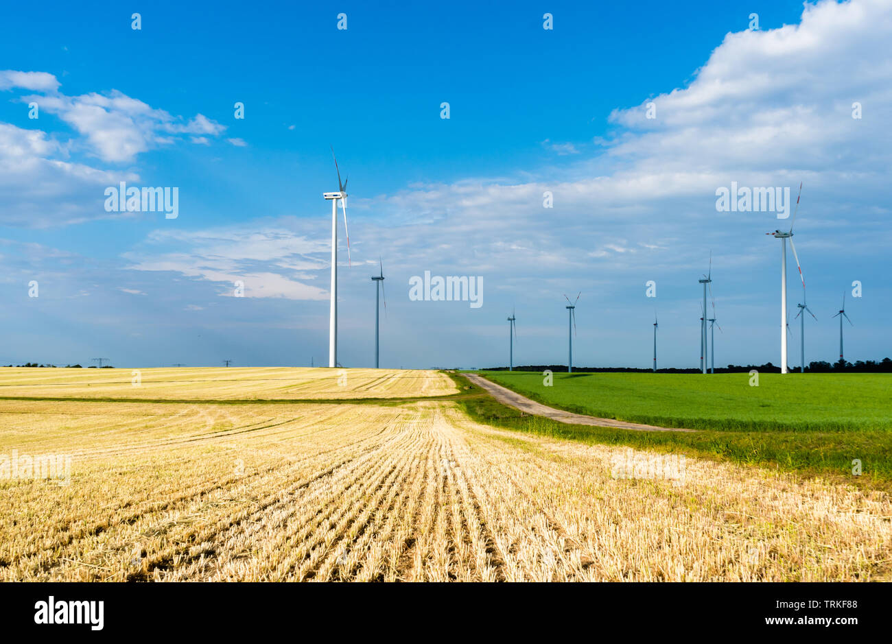 Wind farm brandenburg hi-res stock photography and images - Alamy
