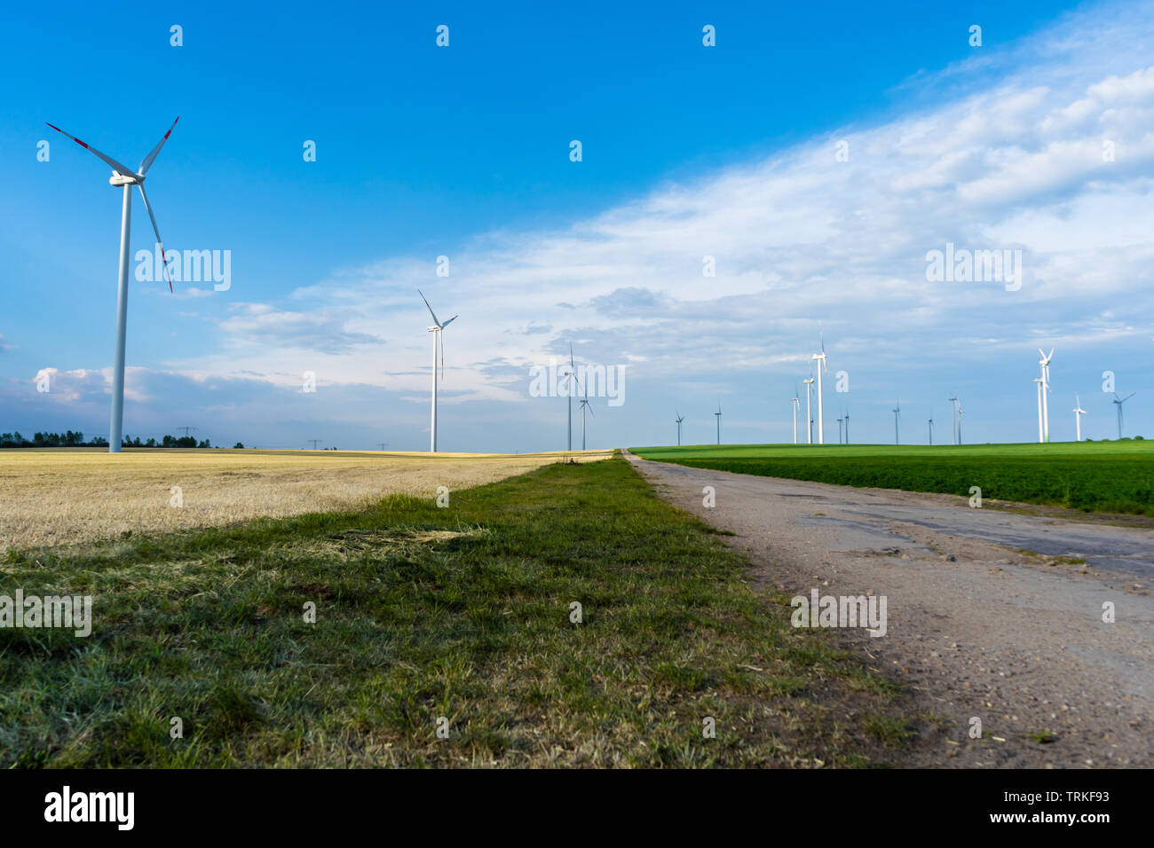 Wind farm brandenburg hi-res stock photography and images - Alamy