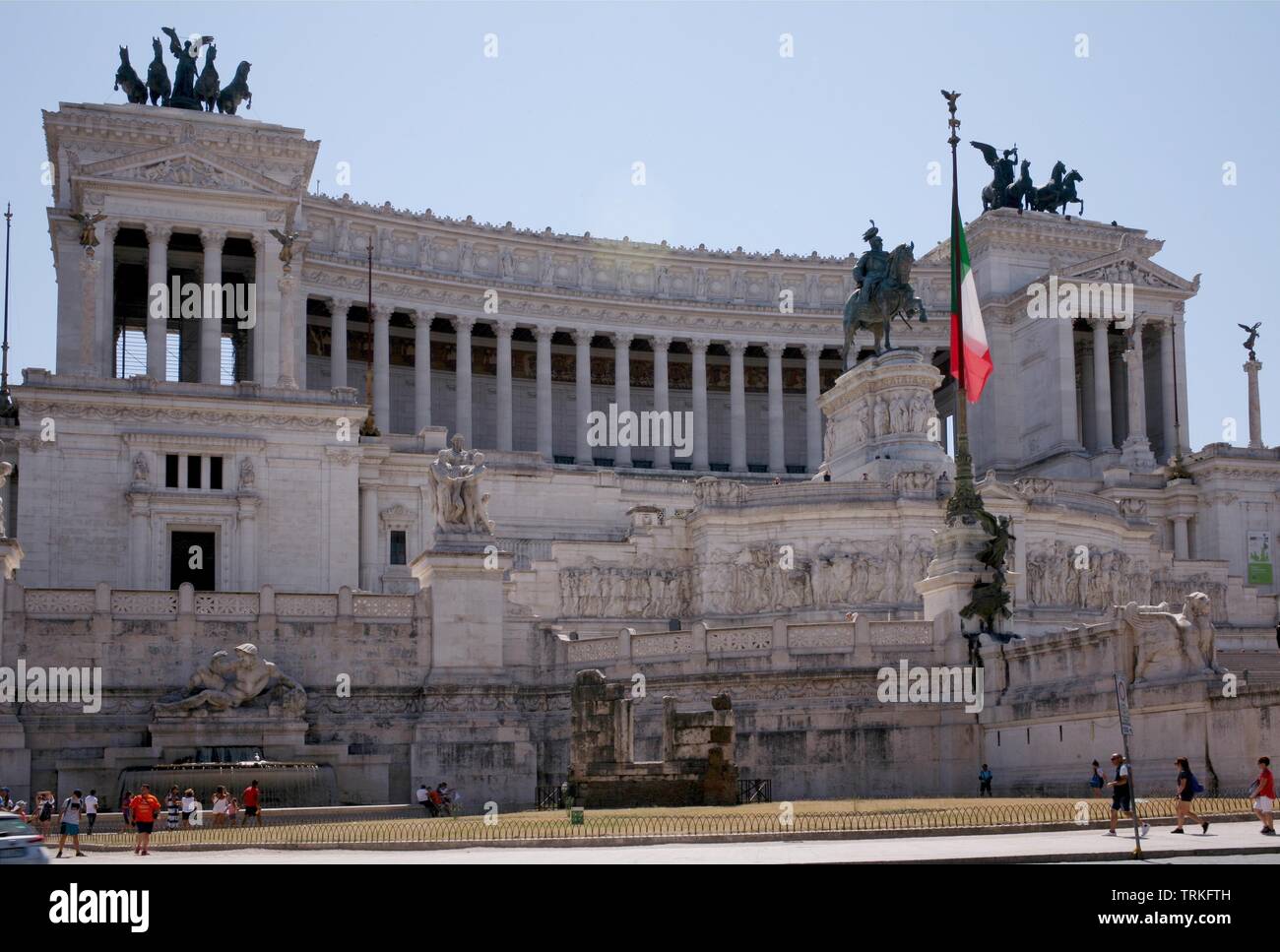 Altare Della Patria Rome Italy Stock Photo - Alamy