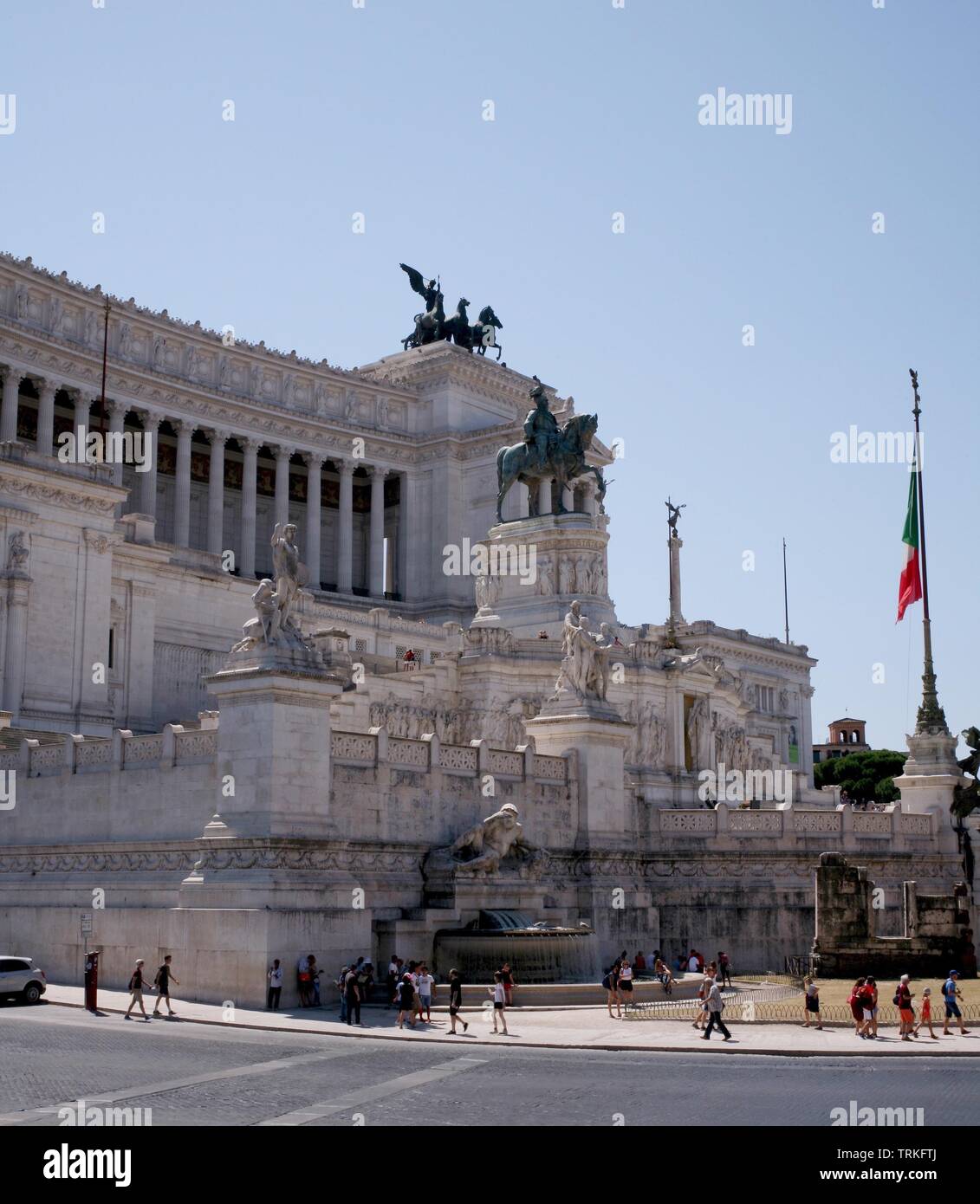 Altare Della Patria Rome Italy Stock Photo - Alamy