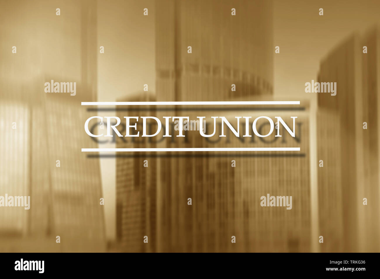 Credit Union. Financial cooperative banking services. Finance abstract ...