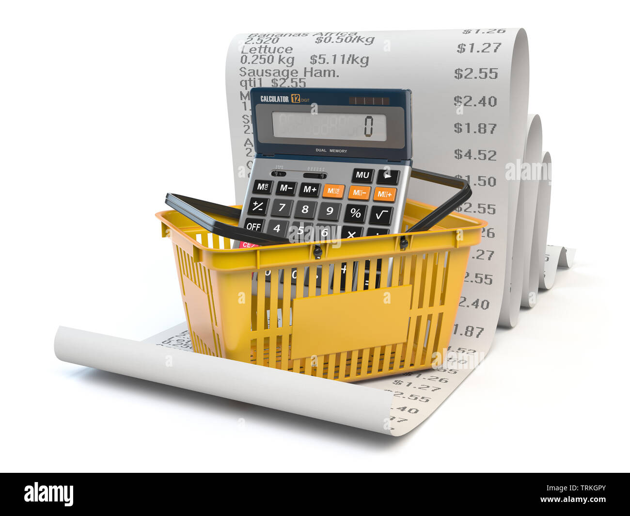 Pay slip calculator Cut Out Stock Images & Pictures - Alamy