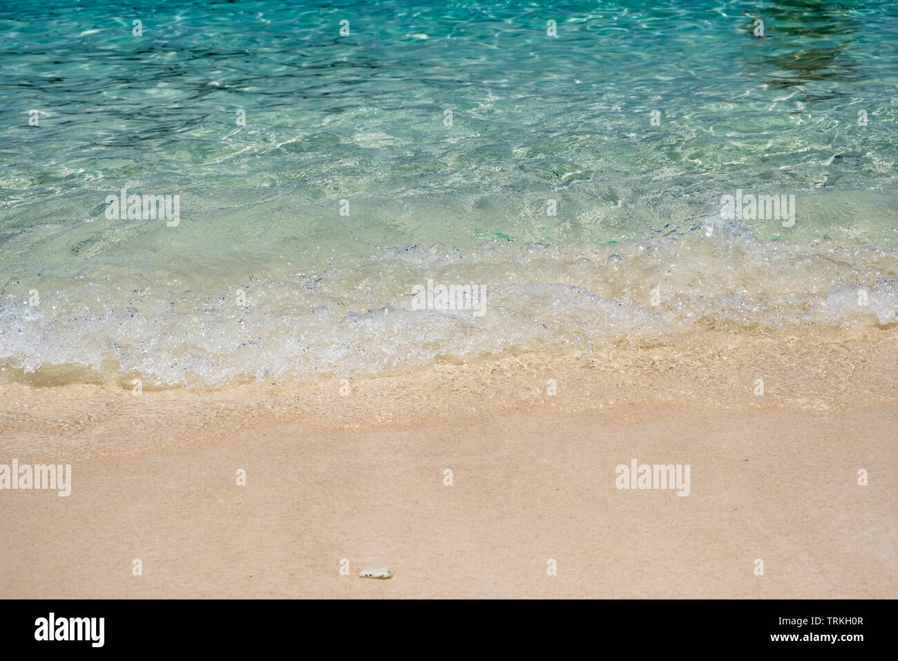 Crystal wave sea with sand beach in similan island Stock Photo - Alamy