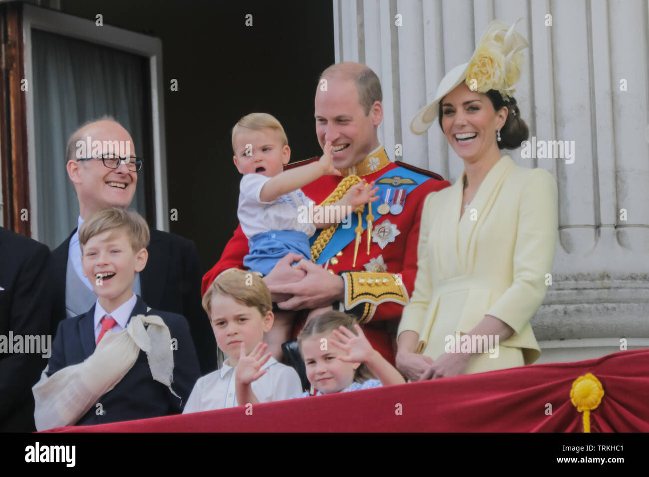 One year old Prince Louis steals the show on his debut public ...