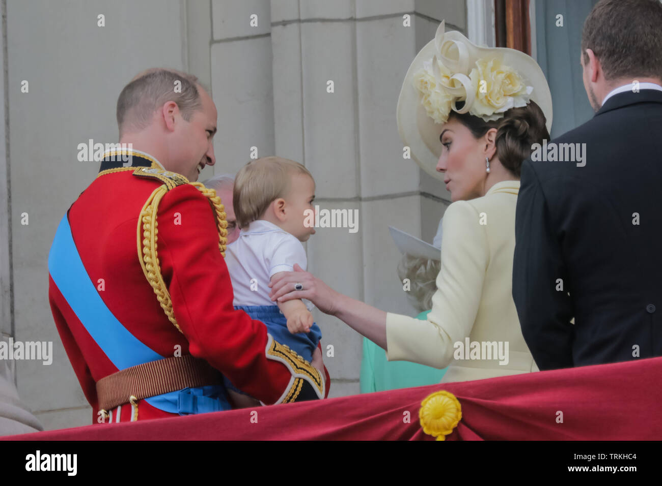 London, UK. 08th June, 2019. One year old Prince Louis steals the show ...