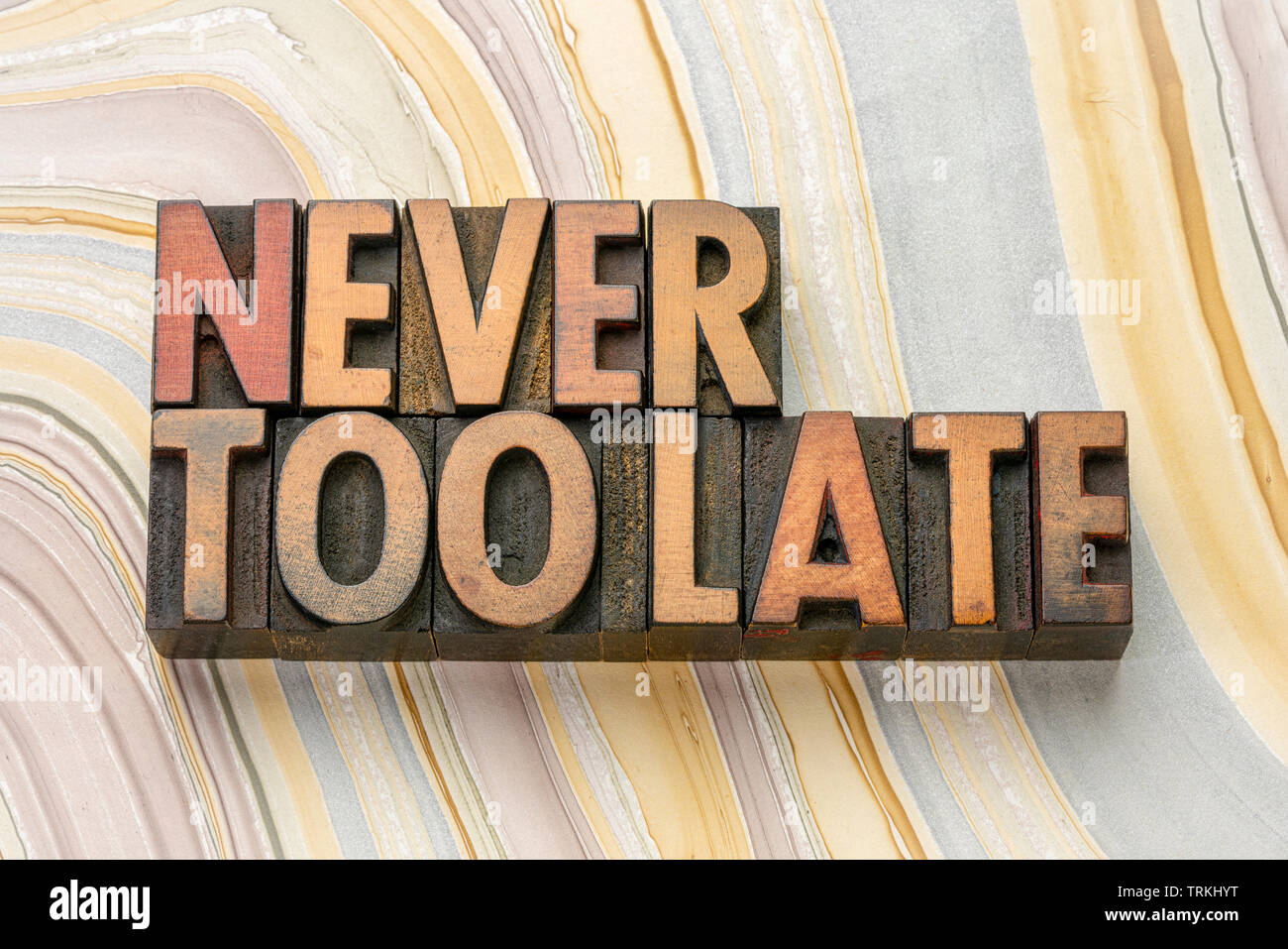 Late word hi-res stock photography and images - Alamy