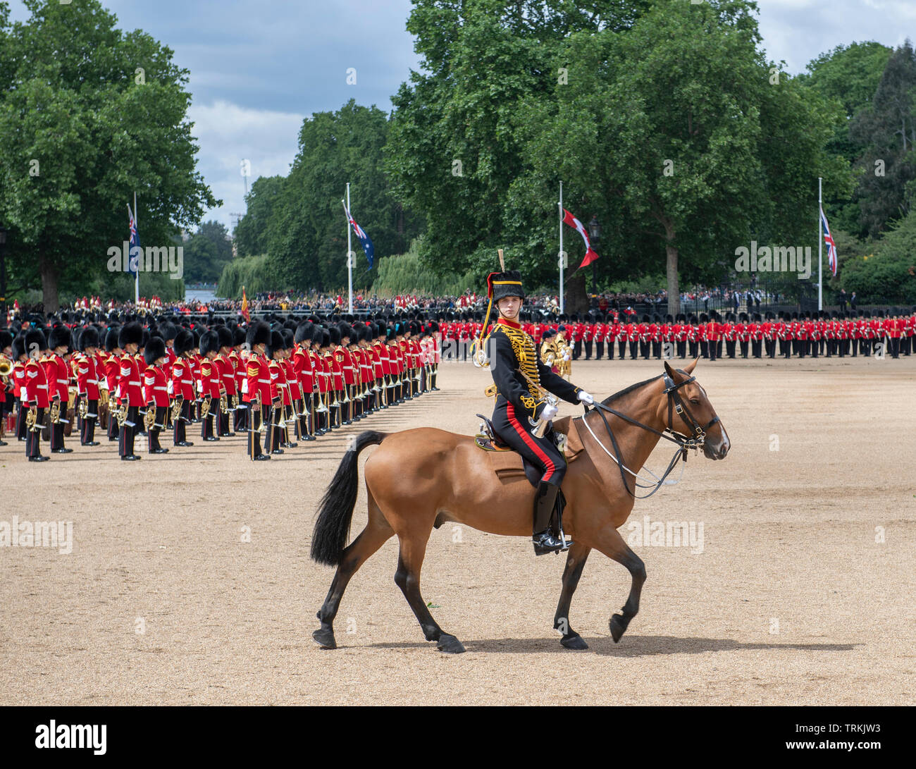 Horse Guards Parade, London, UK. 8th June 2019. Soldiers of the 1st ...