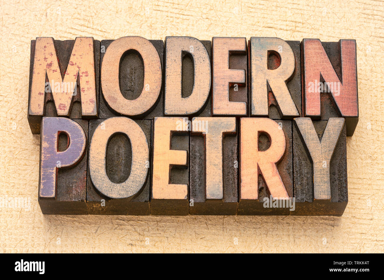 Modern poetry hi-res stock photography and images - Alamy