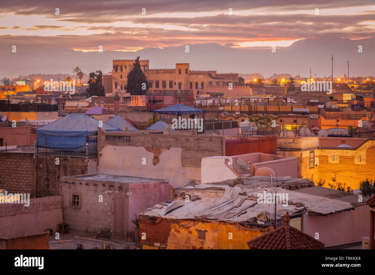 Marrakesh mountain aerial hi-res stock photography and images - Alamy