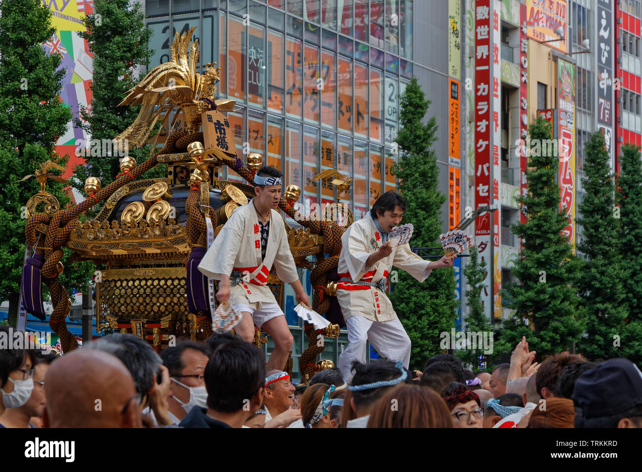 TOKYO, JAPAN, May 12, 2019 : Kanda Matsuri (or Kanda Festival) is one ...