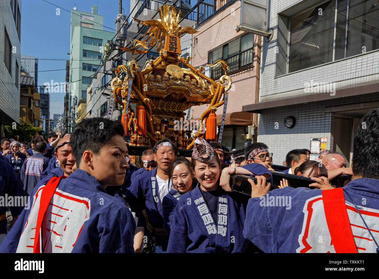TOKYO, JAPAN, May 11, 2019 : Kanda Matsuri (or Kanda Festival) is one ...