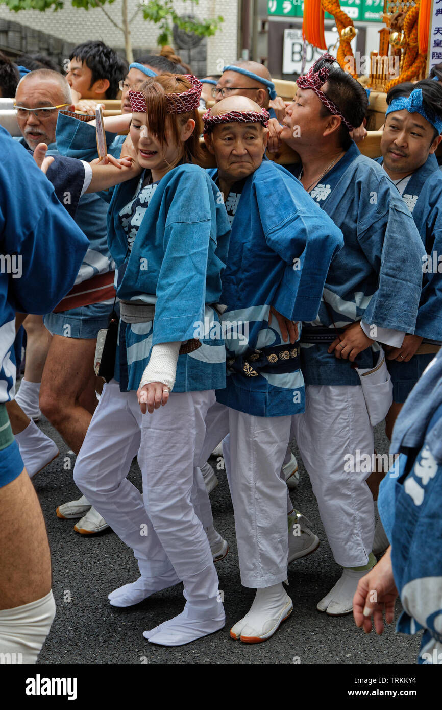 TOKYO, JAPAN, May 12, 2019 : Kanda Matsuri (or Kanda Festival) is one ...
