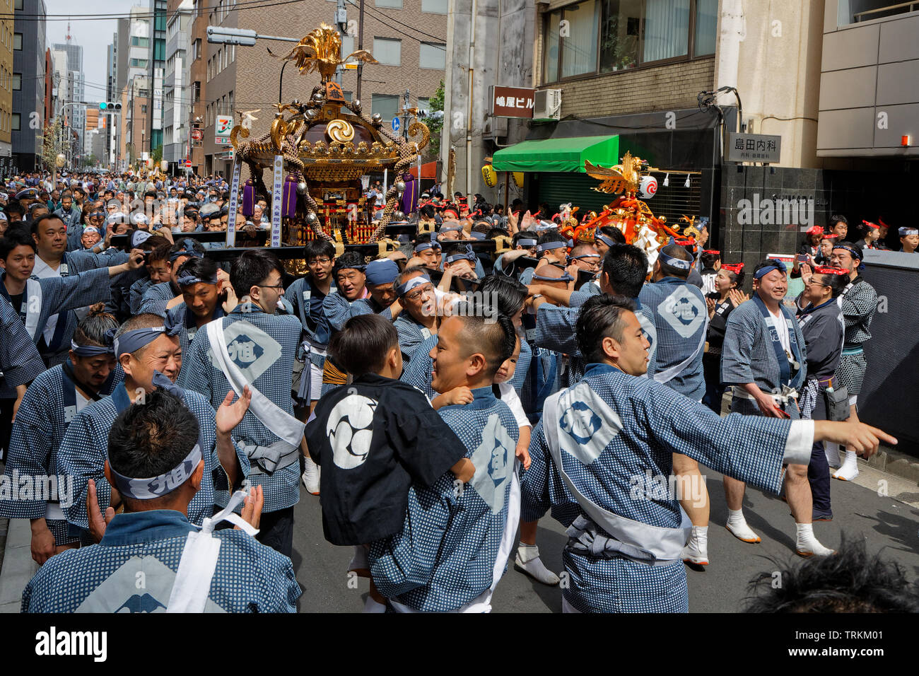 TOKYO, JAPAN, May 12, 2019 : Kanda Matsuri (or Kanda Festival) is one ...
