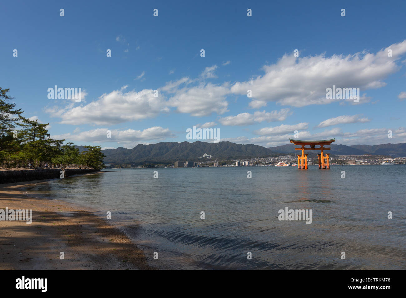Floating Torii gate, Miyajima, Japan Stock Photo - Alamy