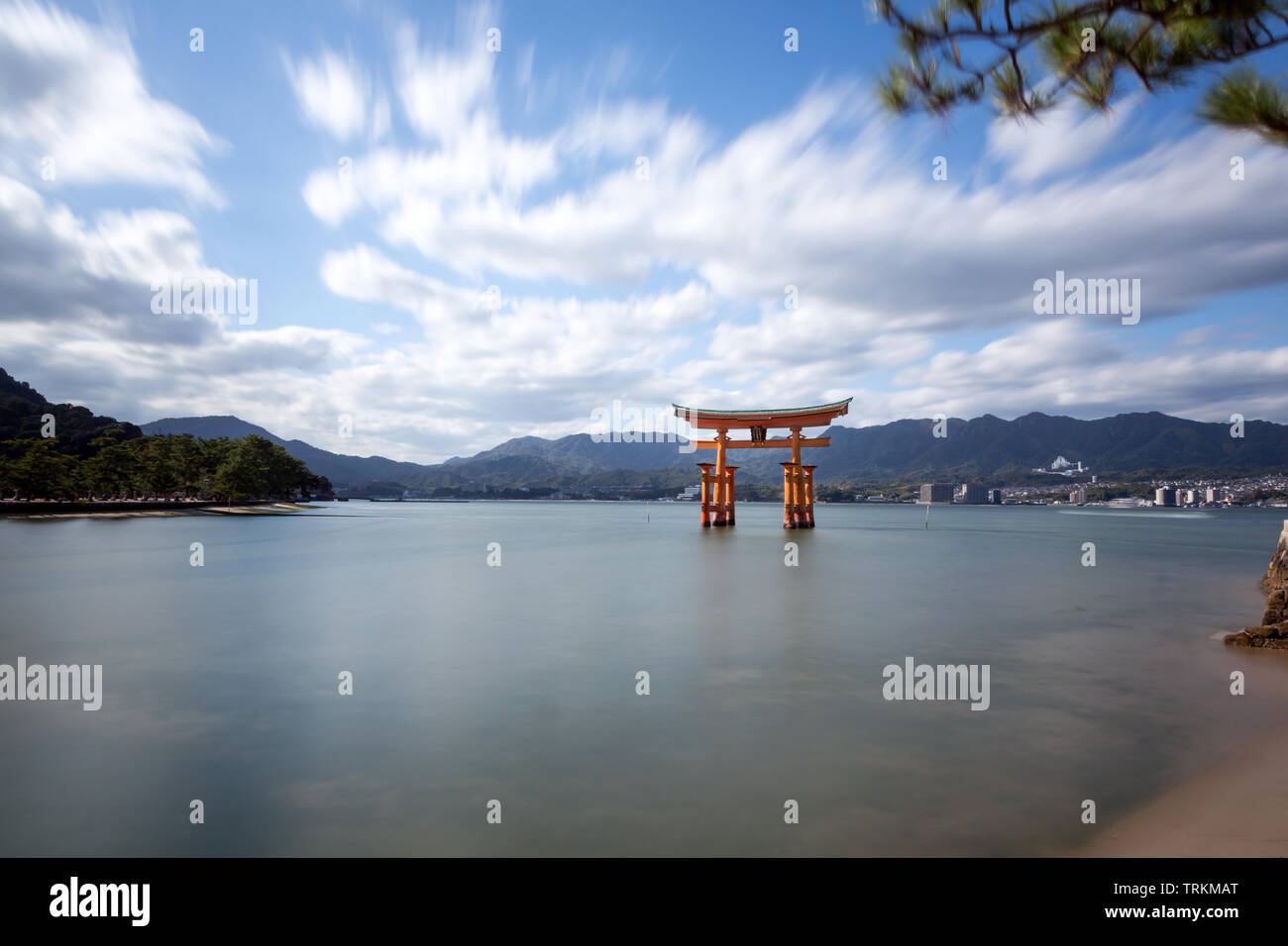 Floating Torii gate, Miyajima, Japan Stock Photo - Alamy