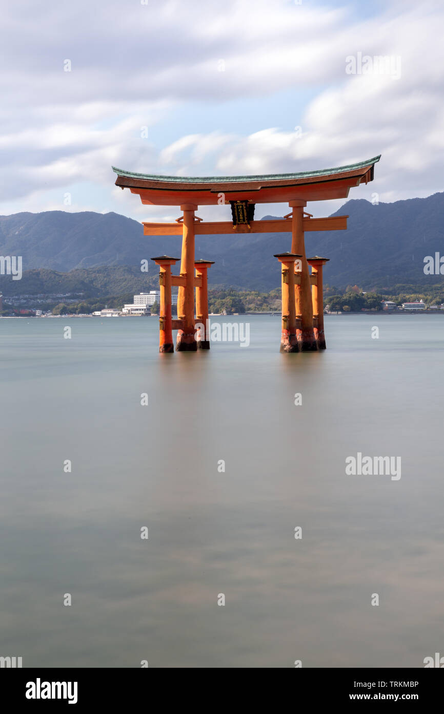 Floating Torii gate, Miyajima, Japan Stock Photo - Alamy