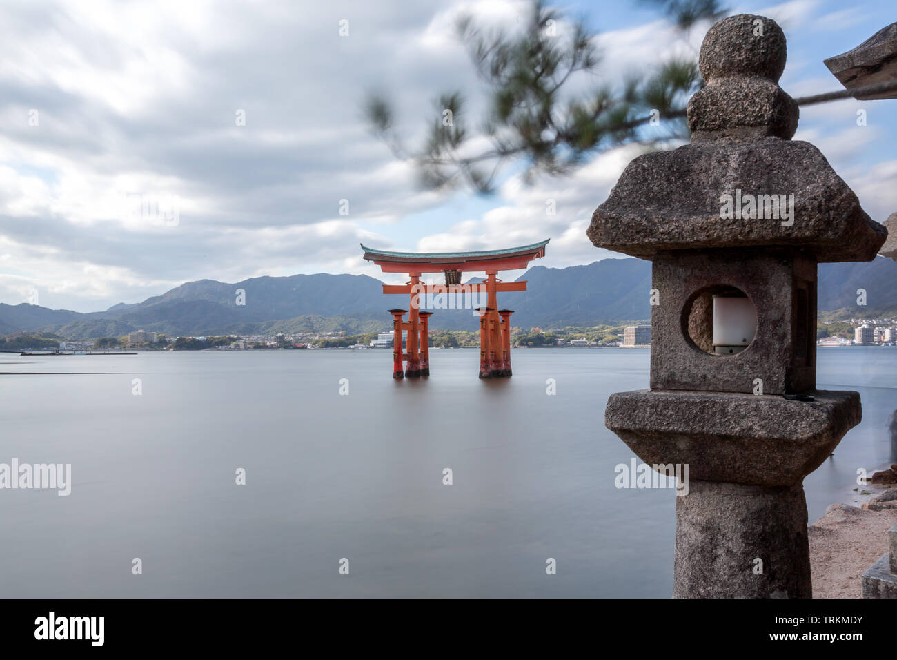 Floating Torii gate, Miyajima, Japan Stock Photo - Alamy
