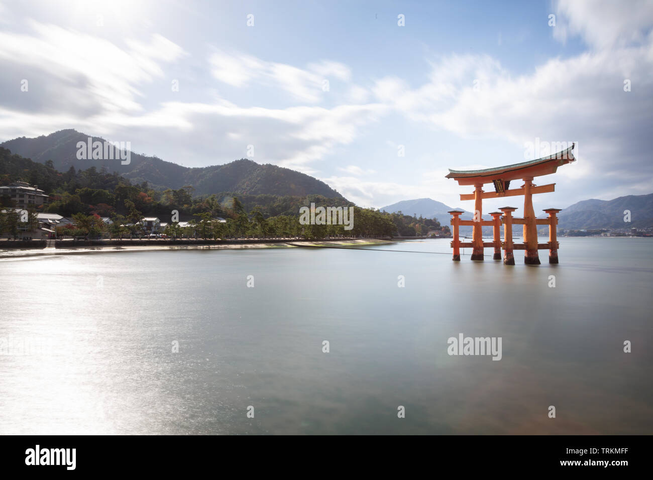 Floating Torii gate, Miyajima, Japan Stock Photo - Alamy