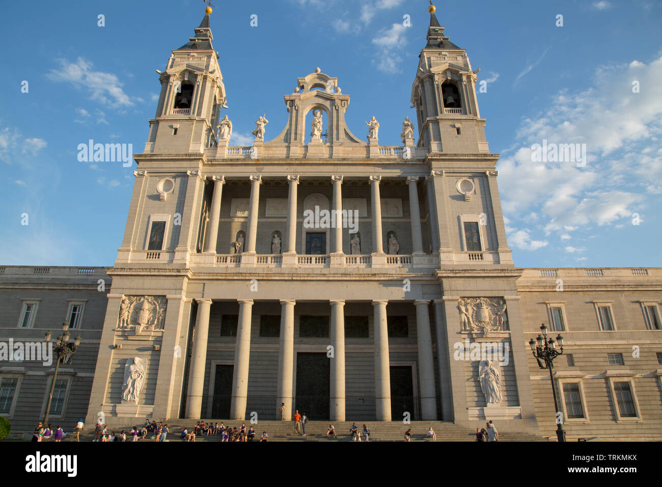Almudena Cathedral Church, Madrid; Spain Stock Photo - Alamy