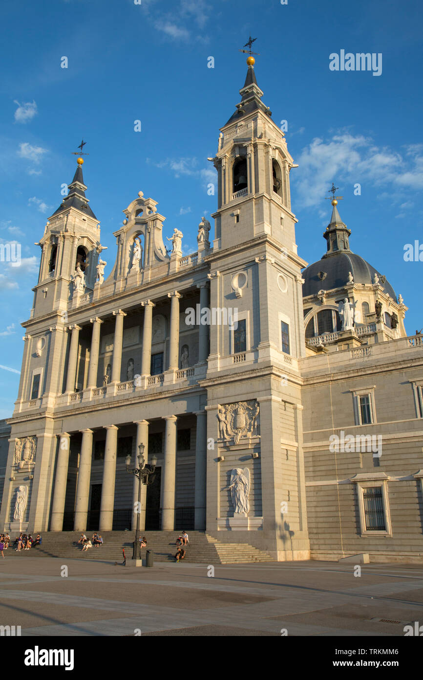 Almudena Cathedral Church, Madrid; Spain Stock Photo - Alamy