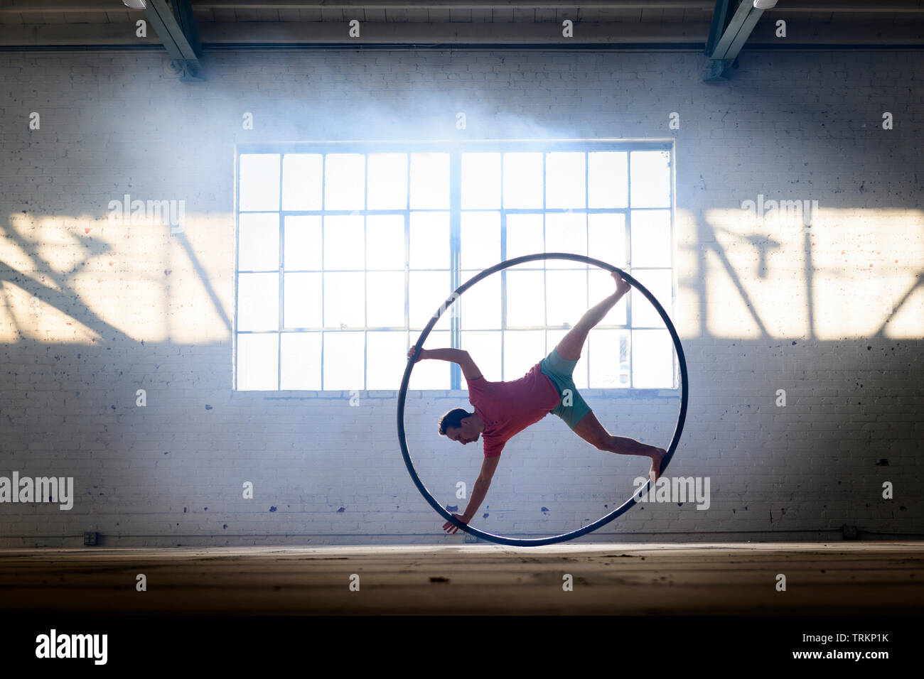 The Cyr Wheel is not just for circus acts anymore, it is a fitness ...