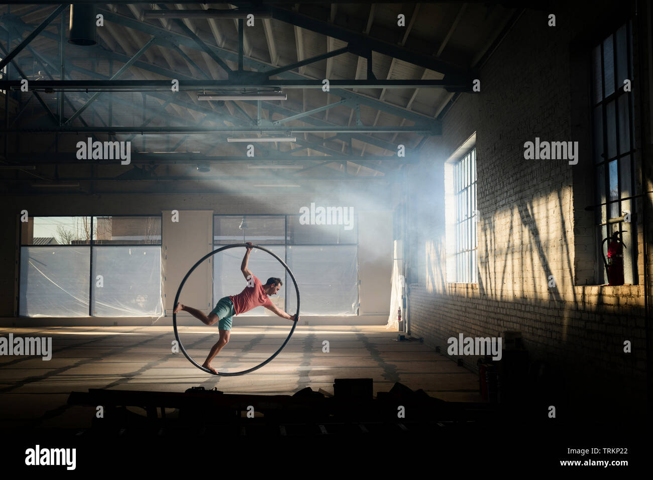 The Cyr Wheel is not just for circus acts anymore, it is a fitness ...