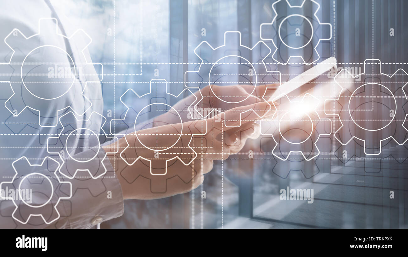 Gears transformation mechanism hi-res stock photography and images - Alamy