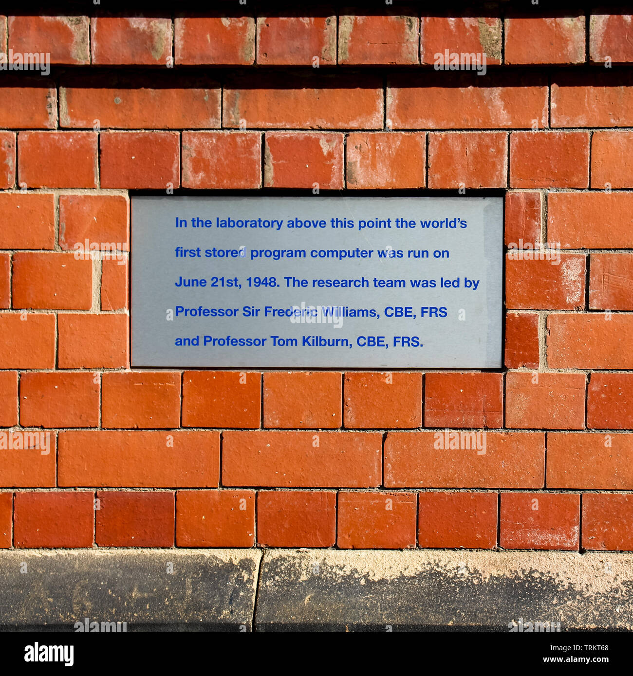 Manchester 'baby' computer hi-res stock photography and images - Alamy