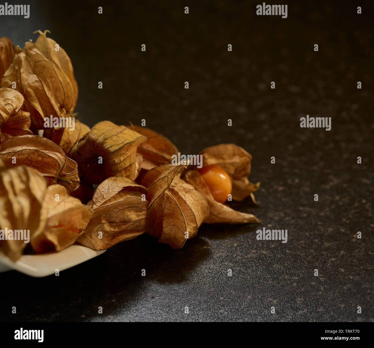 Cape gooseberry fruit in lantern food photograph Stock Photo - Alamy