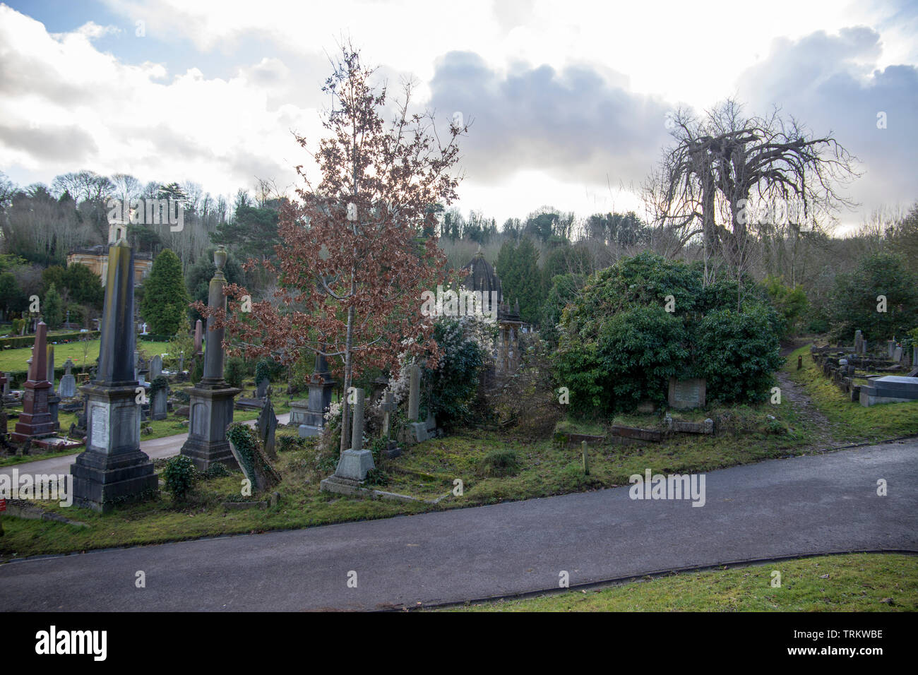 The Graves at Arnos Vale Cemetery, Bristol Stock Photo - Alamy