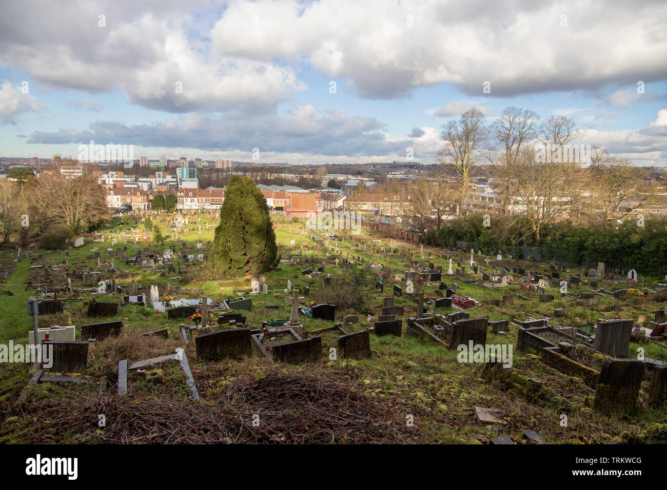 Arnos Vale, Holy Souls Catholic Cemetery, Bristol Stock Photo - Alamy