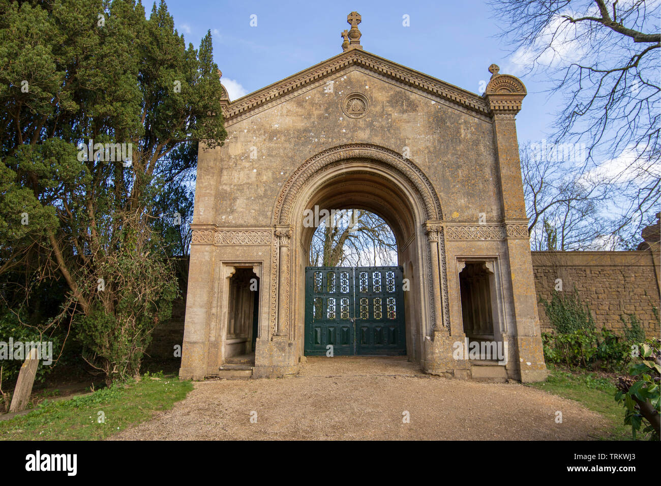 Main Entrance to Lansdown Cemetery, Bath Stock Photo - Alamy