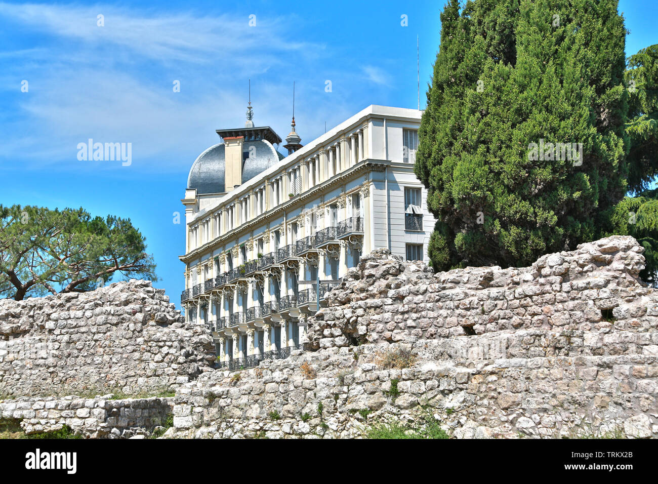 Roman ruins cimiez nice hi-res stock photography and images - Alamy