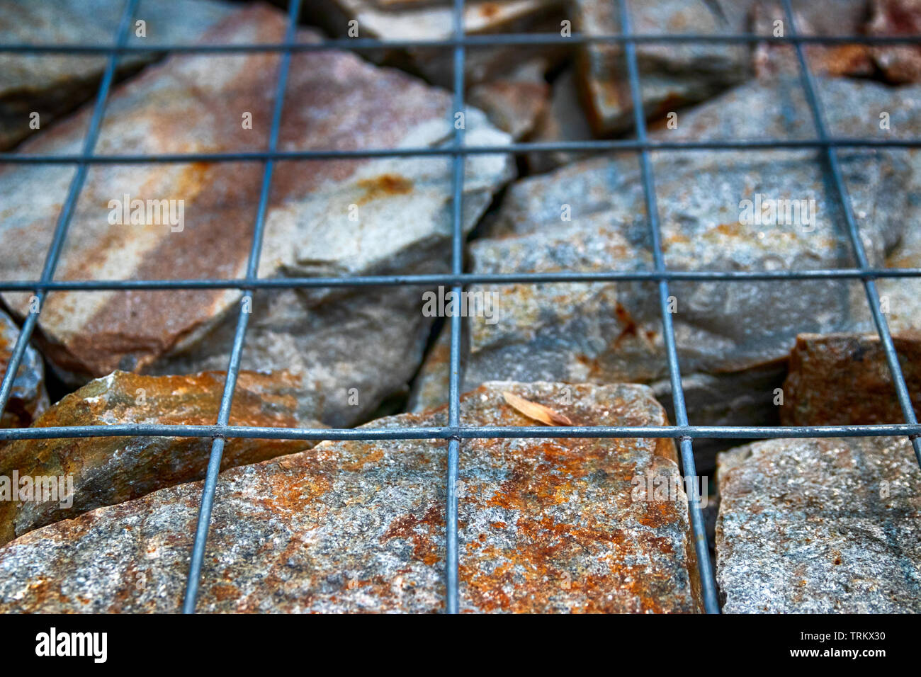 Stone rock brick block pattern texture in normal light Stock Photo - Alamy