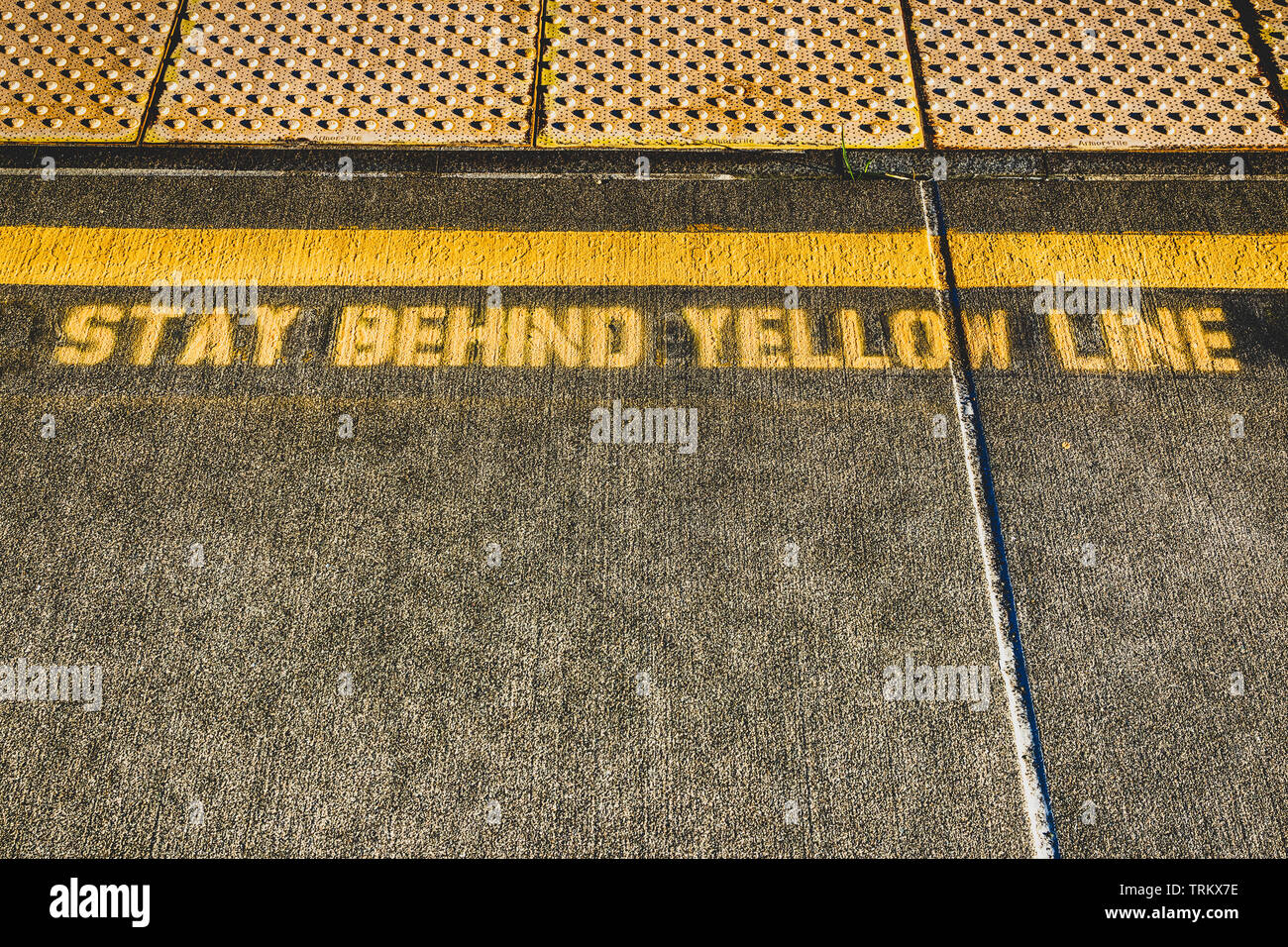 Stay Behind The Line High Resolution Stock Photography and Images - Alamy