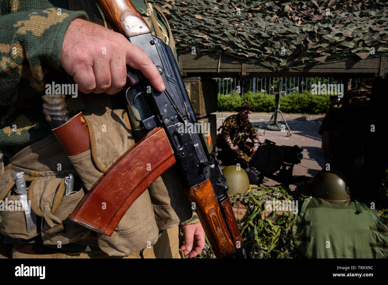 Historical reconstruction of the Soviet army checkpoint in Afghanistan ...