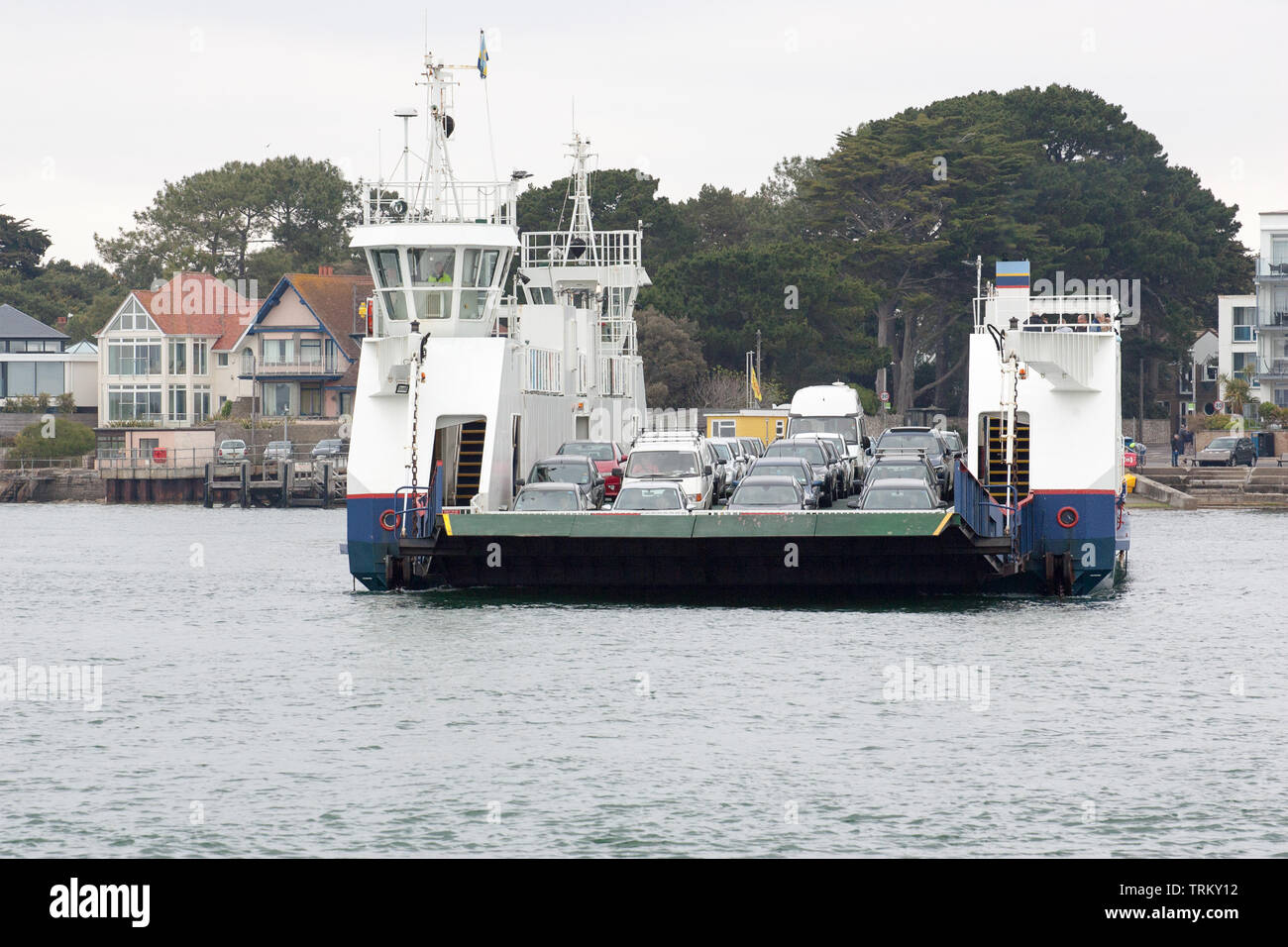 Poole harbour ferries Dorset Stock Photo - Alamy