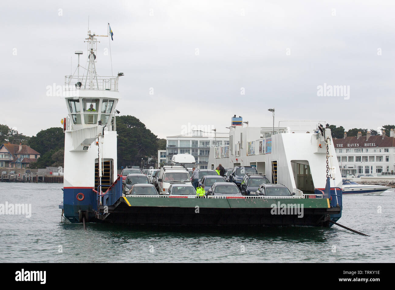 Poole harbour ferries Dorset Stock Photo - Alamy