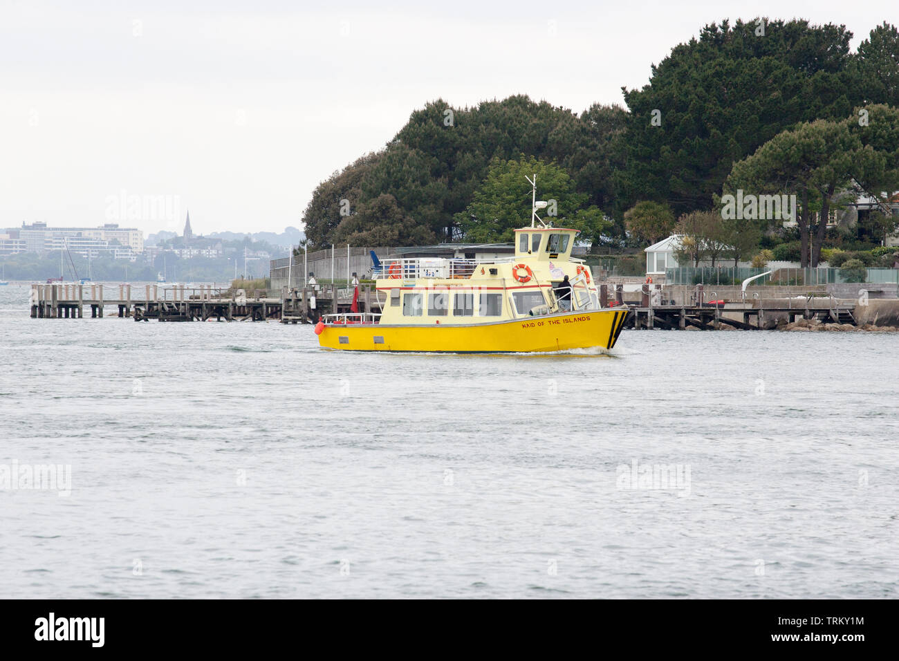 Poole harbour ferries Dorset Stock Photo - Alamy