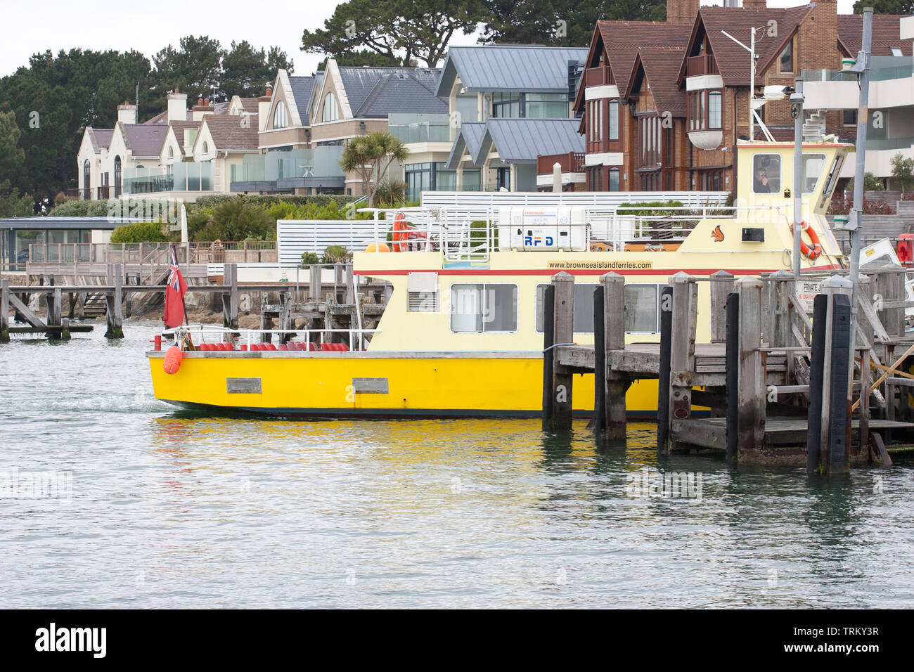 Poole harbour ferries Dorset Stock Photo - Alamy