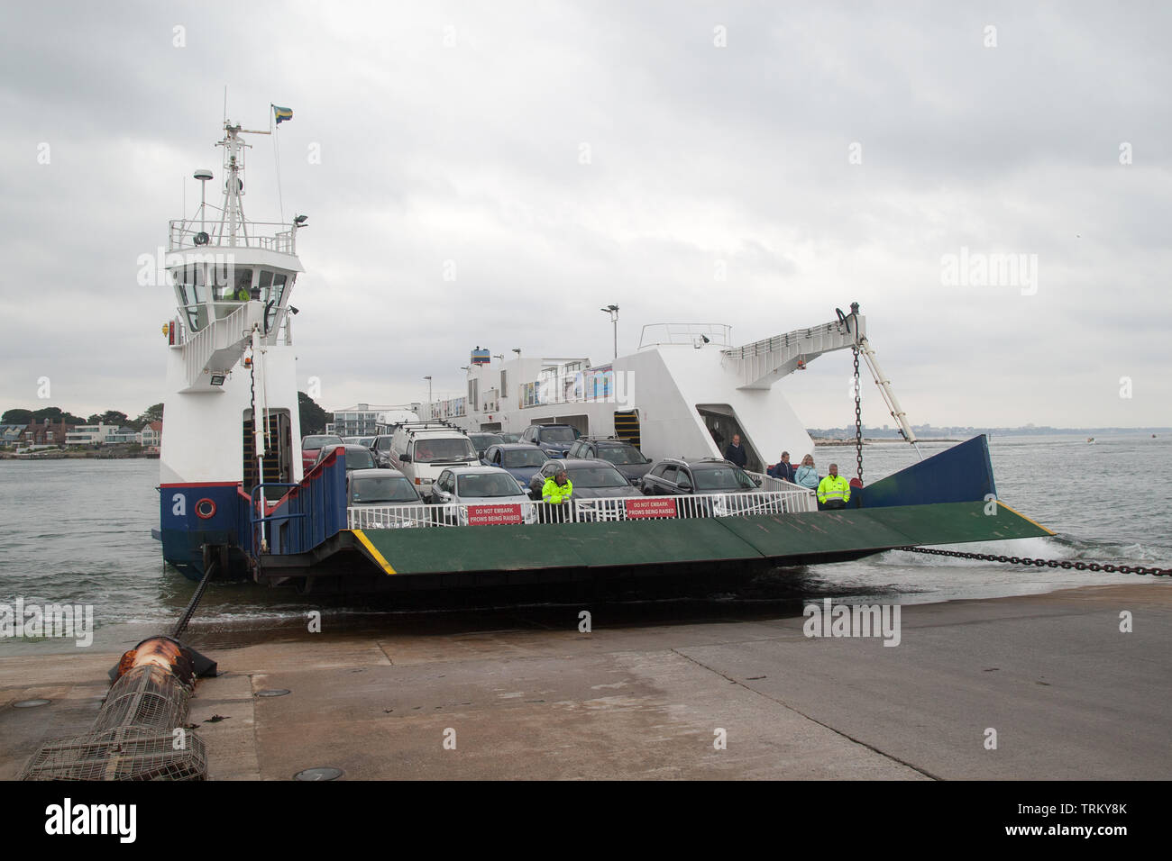 Poole harbour ferries Dorset Stock Photo - Alamy