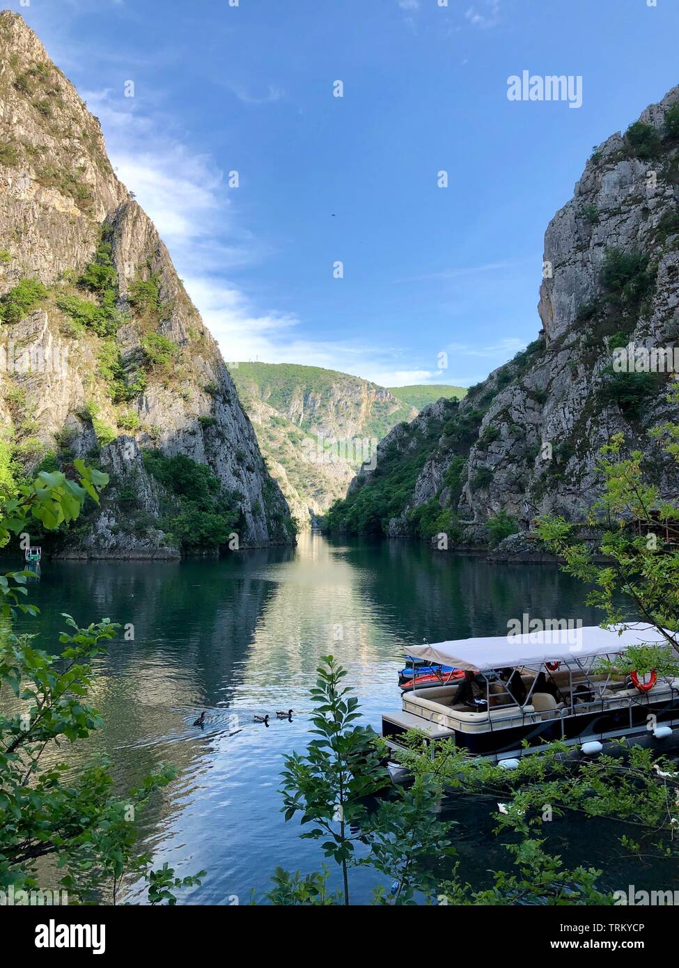 Beauty of Matka Canyon near Skopje in North Macedonia Stock Photo - Alamy