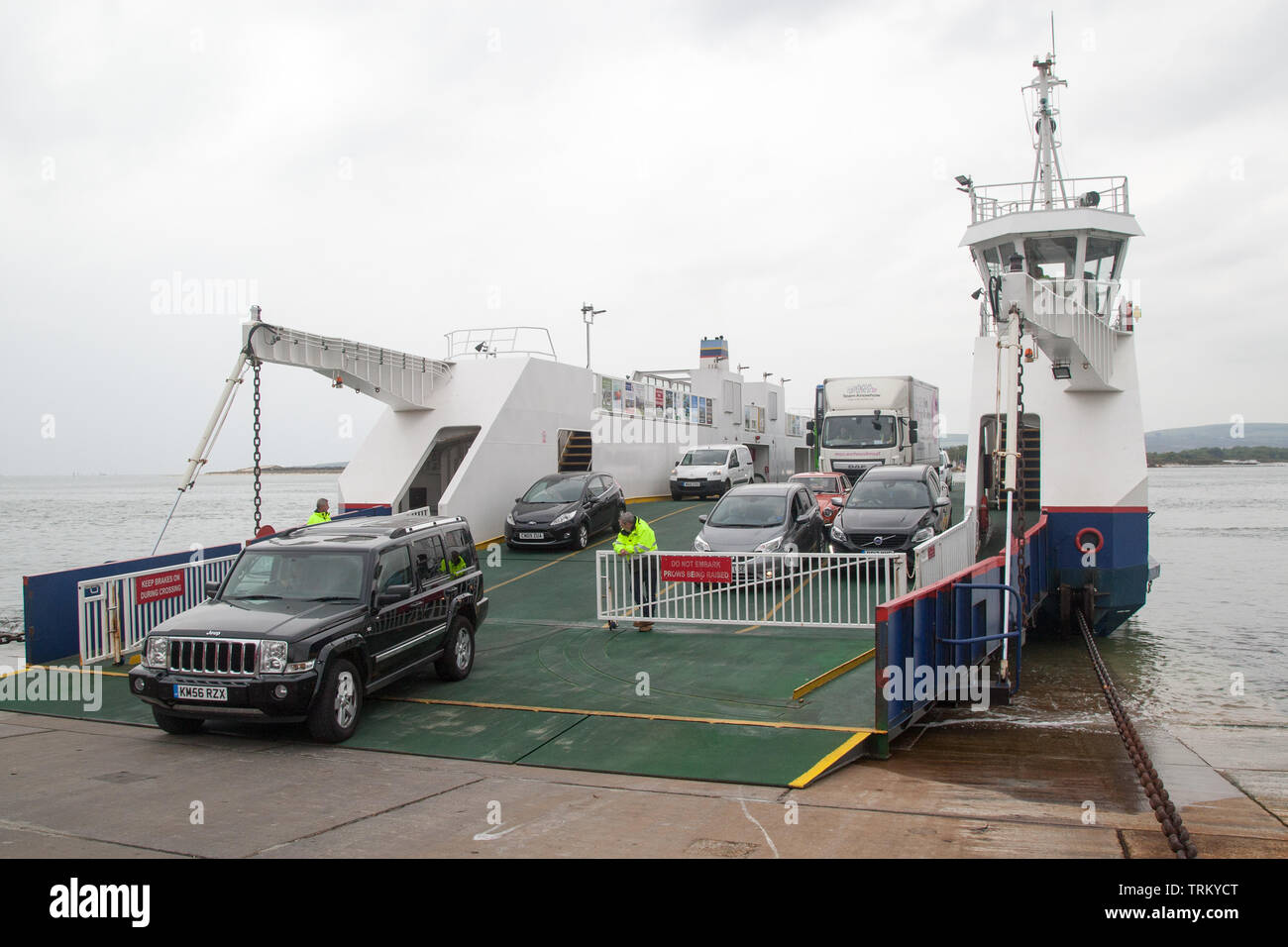 Poole harbour ferries Dorset Stock Photo - Alamy